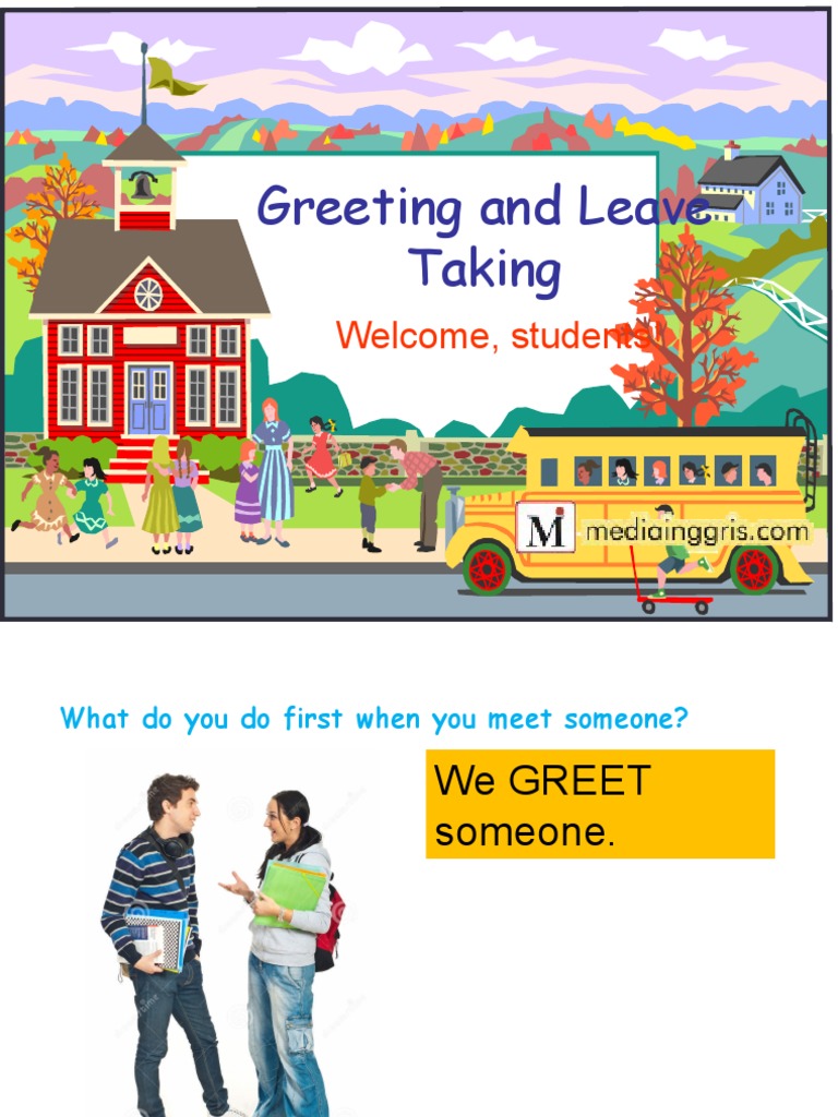 Greeting and Leave Taking | PDF