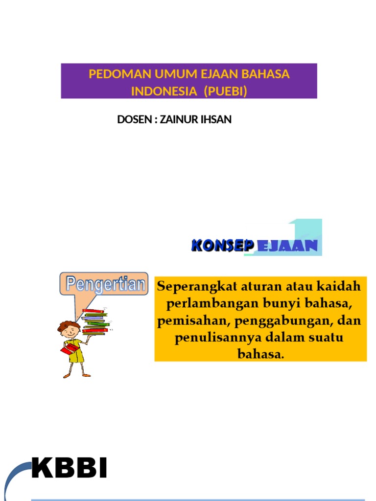 Ejaan Bahasa Indonesia | PDF