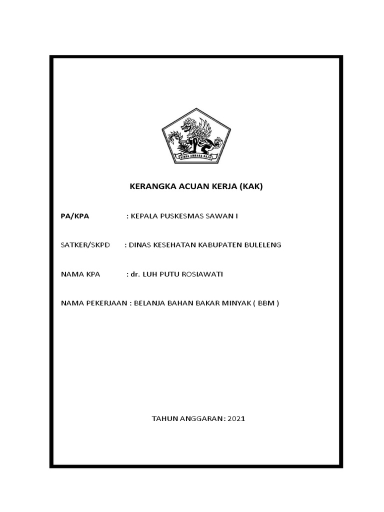 Kak Pertamax 2021 | PDF
