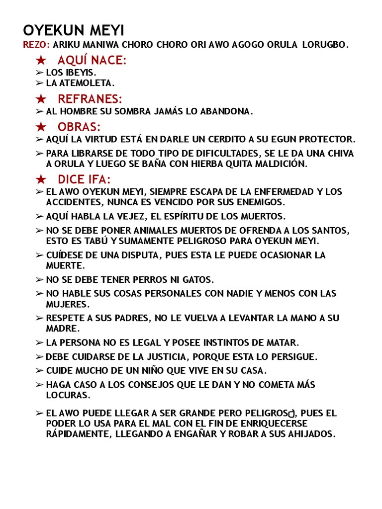 17-Oyekun Meyi | PDF