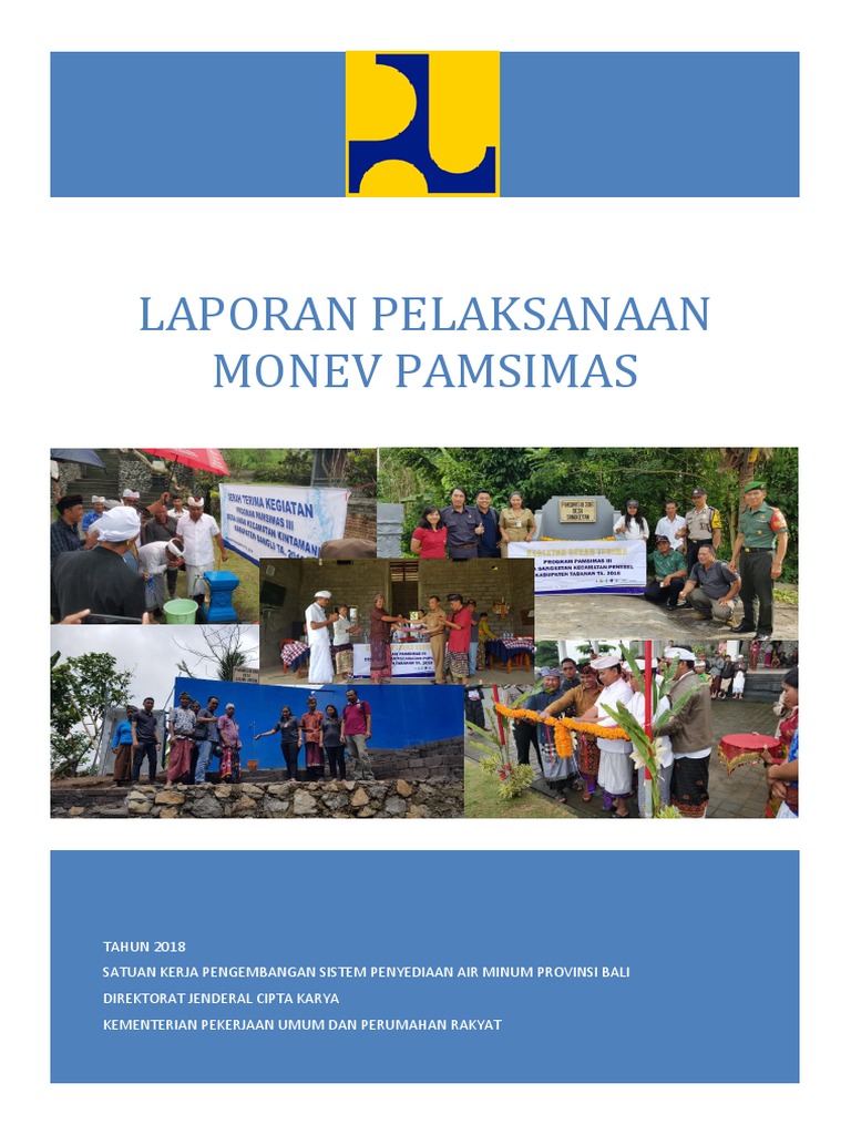 Laporan Pelaksanaan Monev Pamsimas 2018 | PDF | Bisnis