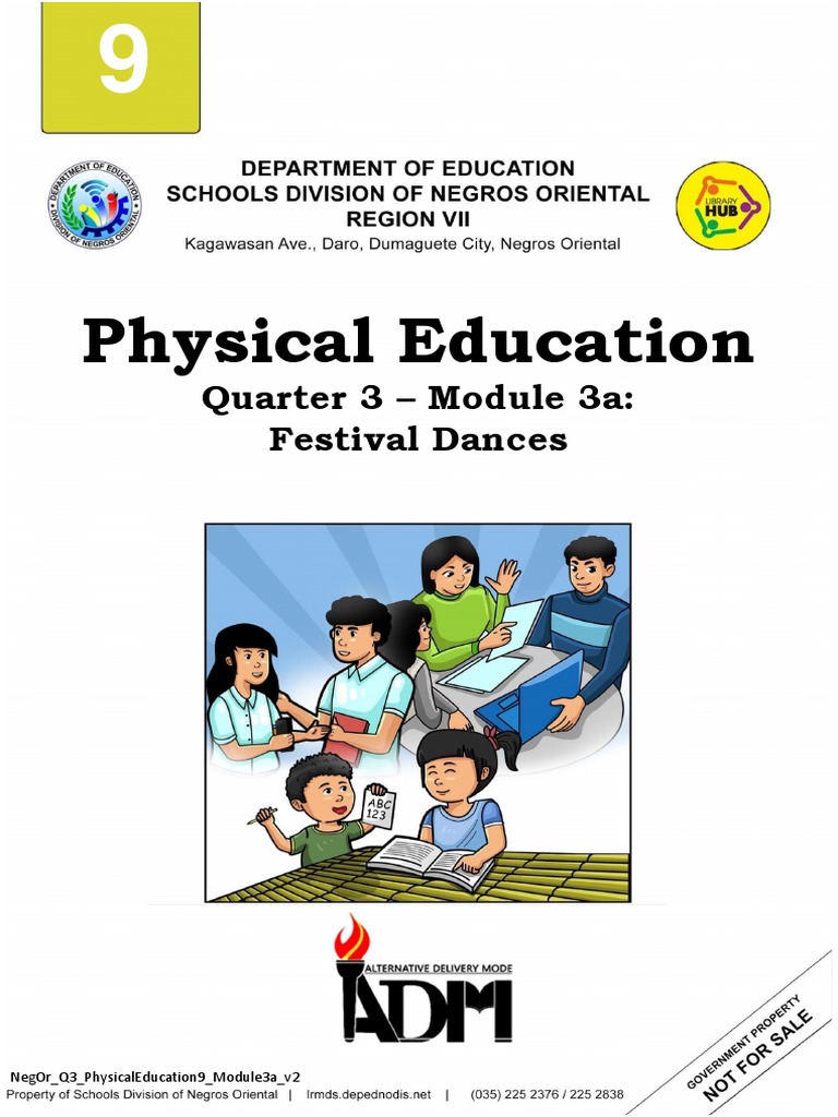 Physical Education: Quarter 3 - Module 3a: Festival Dances | PDF ...