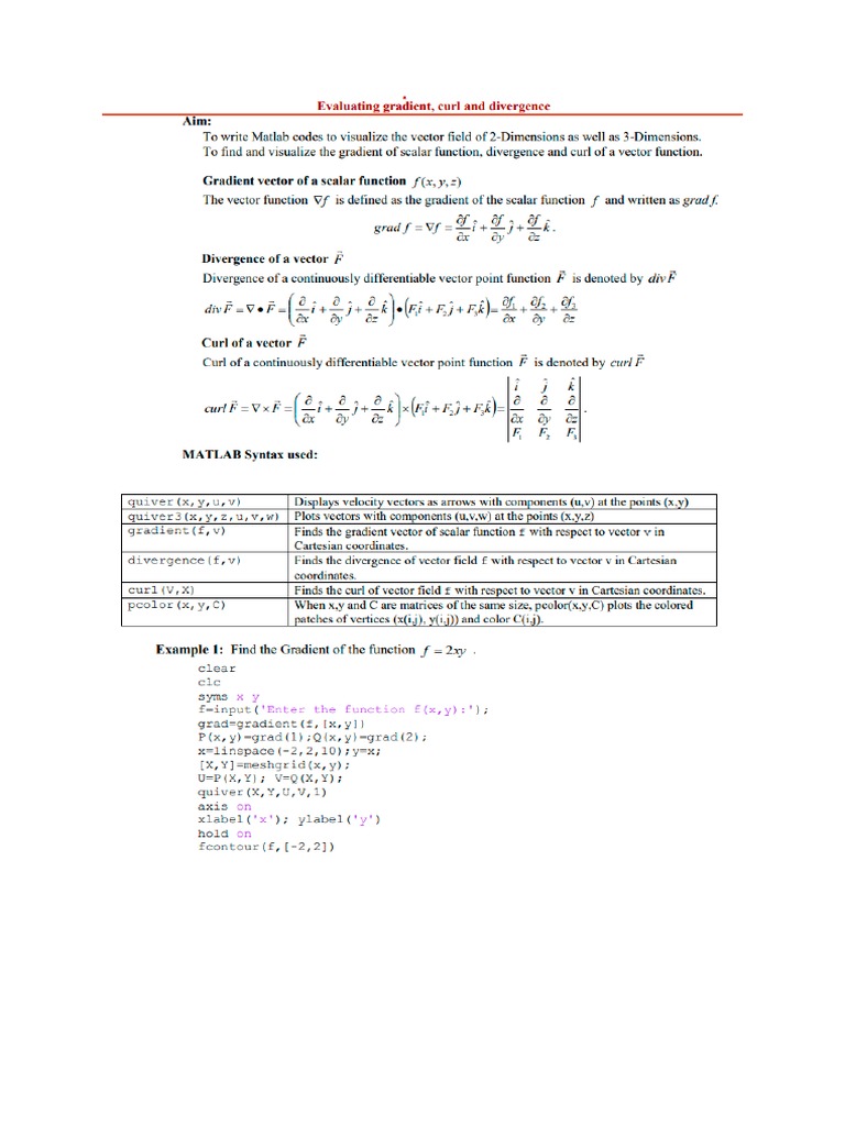 Grad Div Curl Pdf
