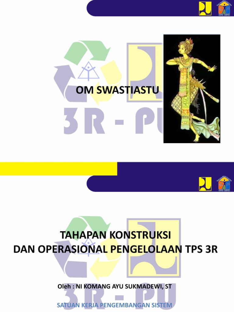 Pelaksanaan Konstruksi Dan Pengelolaan TPS 3R | PDF
