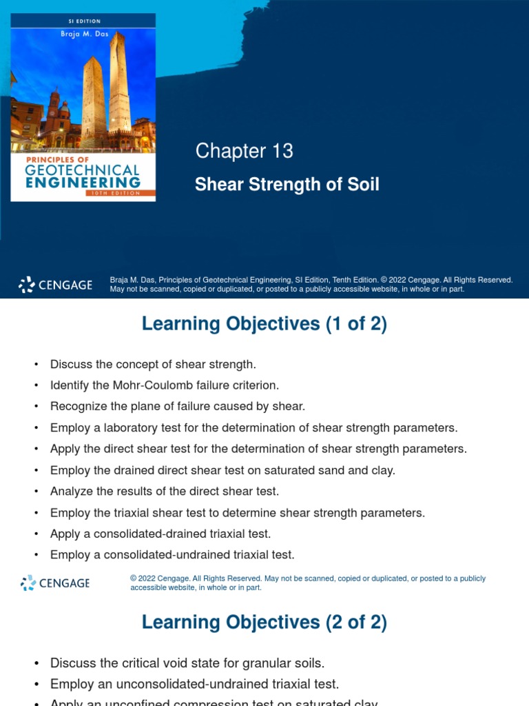 Chapter 1 Shear Strength A | PDF | Soil | Soil Science