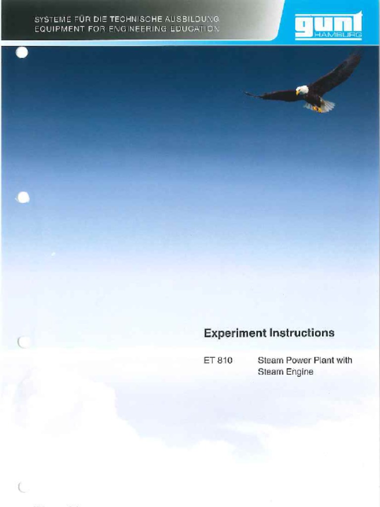 Steam Power Plant With Steam Engine | PDF