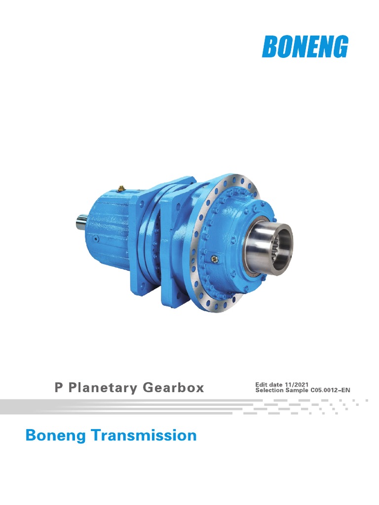 P Planetary Gearbox | PDF