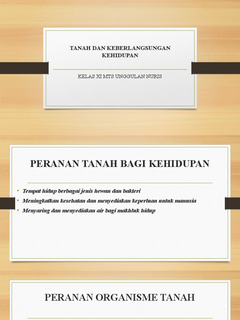 PPT TANAH | PDF
