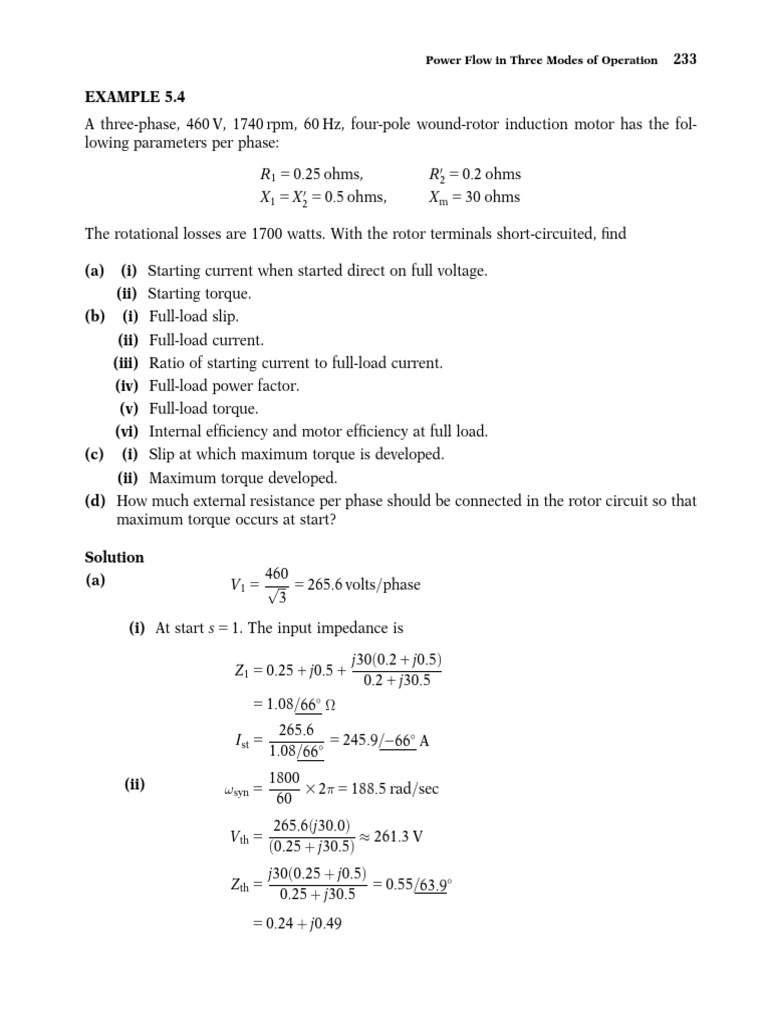 Problema Resuelto | Download Free PDF | Electric Motor | Electric Power
