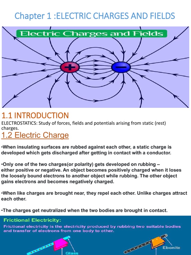 Electric Charges And Fields Exercises – FJEHC
