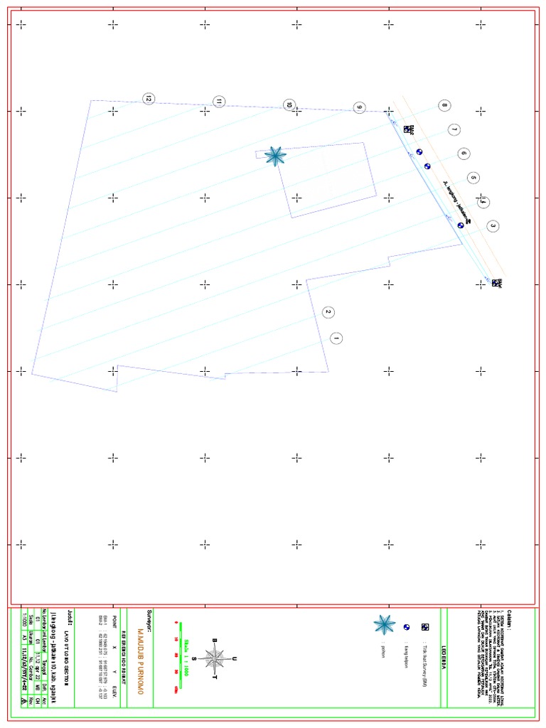CONTOH LAYOUT LONG SECTION | PDF