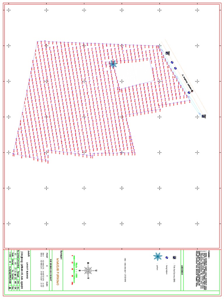 Contoh Layout Elevasi | PDF