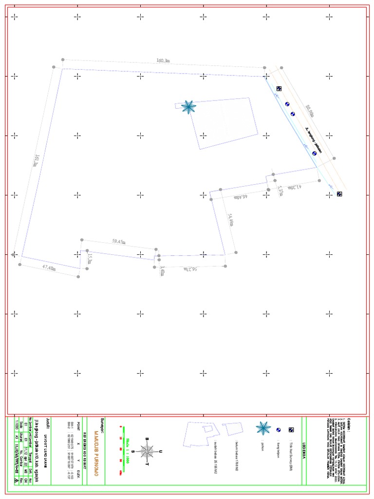 CONTOH LAYOUT LUAS LAHAN | PDF