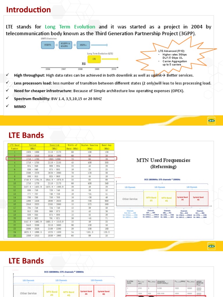 Radio Training LTE2 | PDF | Mimo | Orthogonal Frequency Division ...