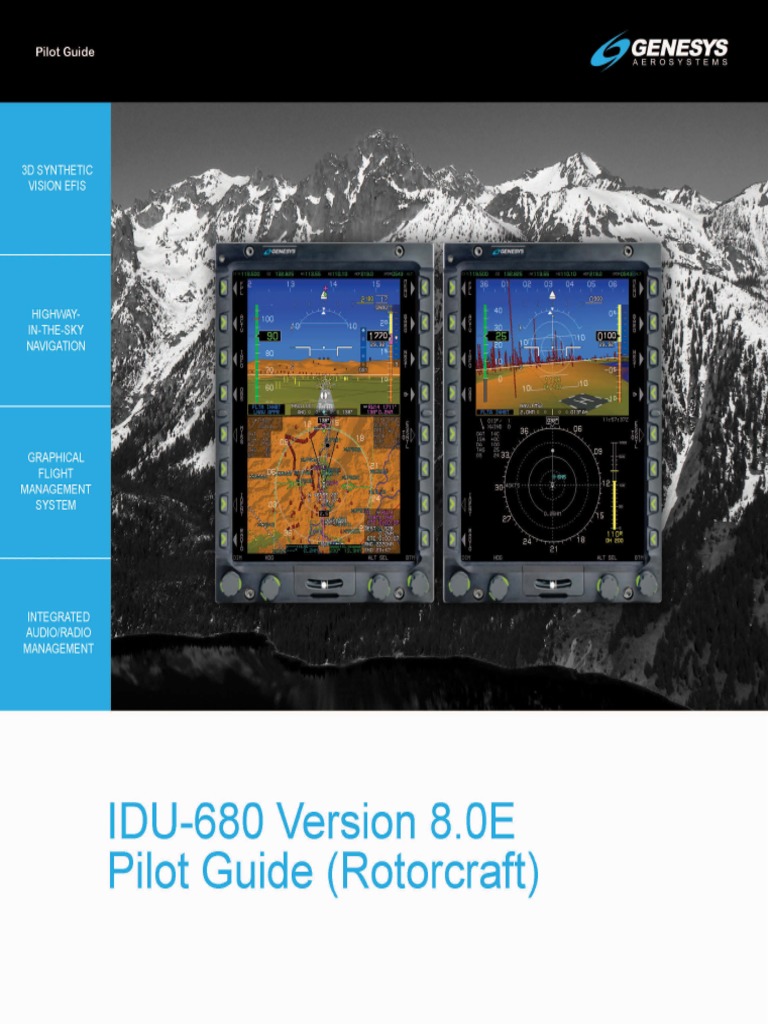 8 - 0E IDU-680 (Rotorcraft) (001-100) | PDF | Instrument Flight Rules ...
