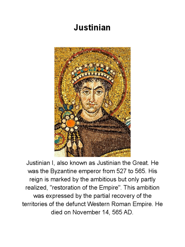 Justinian | PDF