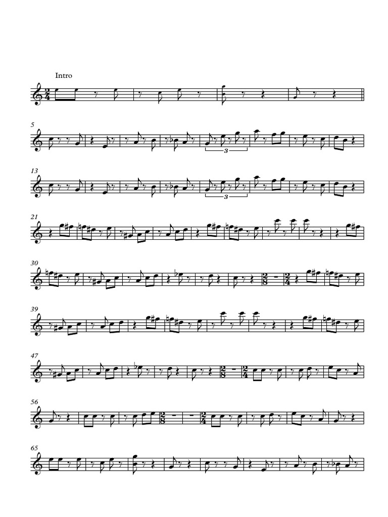Super Mario Bros - Violin I | PDF
