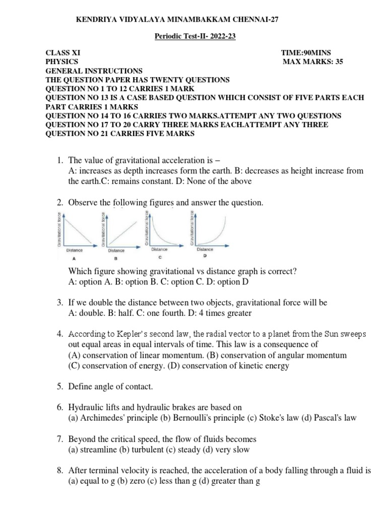 Xi Physics - Periodic Test - 2 | PDF | Deformation (Engineering ...