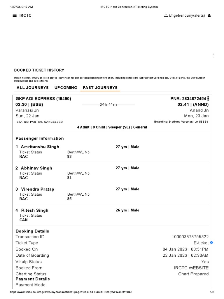 IRCTC Next Generation Eticketing System | PDF | Banking | Services ...