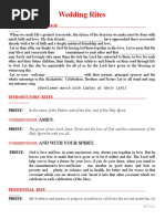 Catholic Rite Wedding Missalette Sample | PDF | God The Father | Mass ...