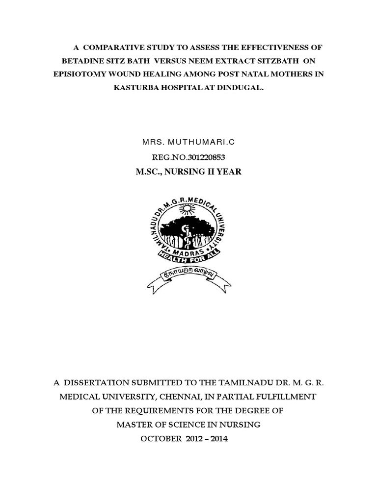 OBG Thesis | PDF | Childbirth | Healing