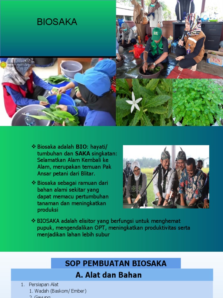 Materi Biosaka - Ok2 | PDF | Griya & Taman | Teknologi & Rekayasa