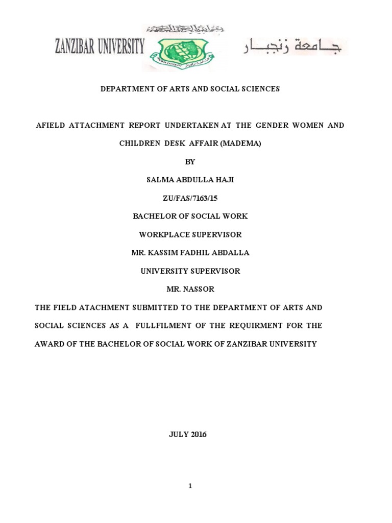 Social Work | PDF | Internship | Job Hunting