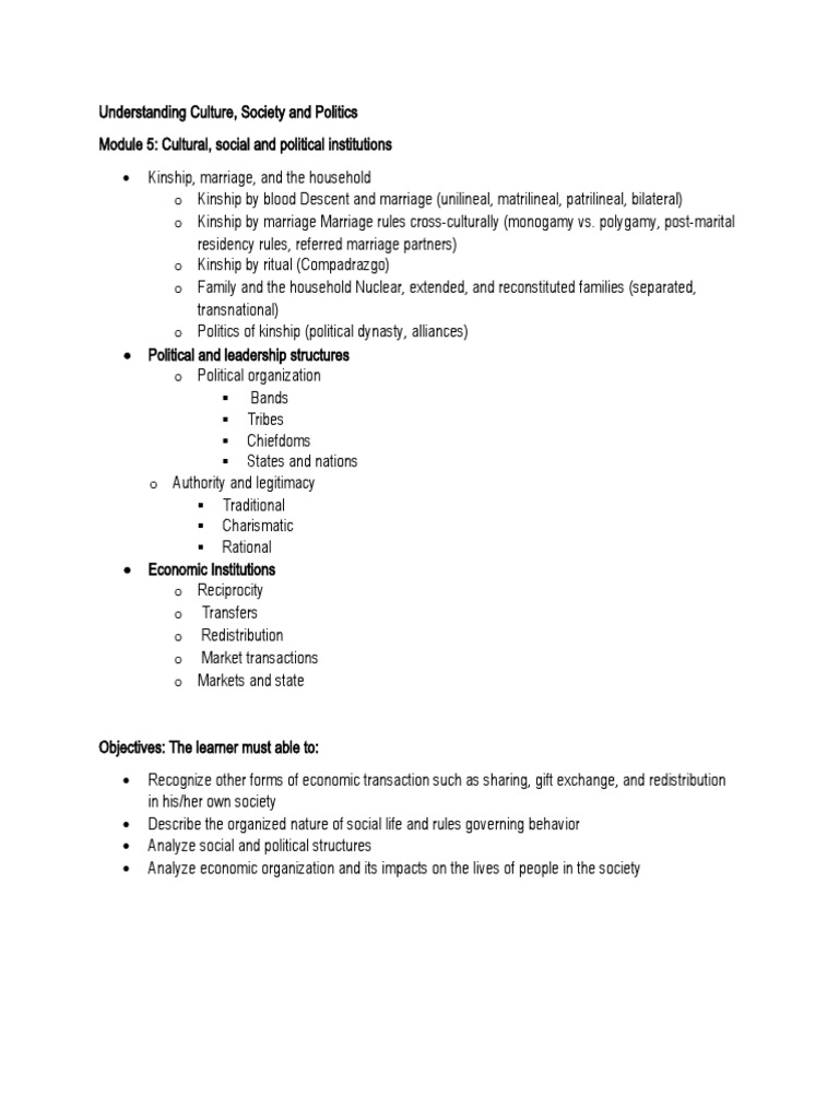 Lesson 12-14 Ucsp | PDF | Marriage | Family