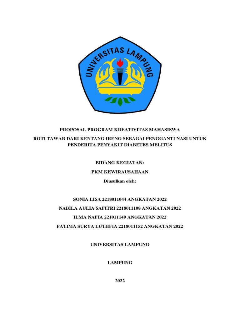 Roti Tawar Kentang Ireng untuk Diabetes | PDF