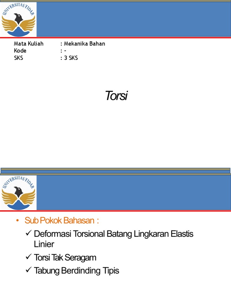 Torsi | PDF