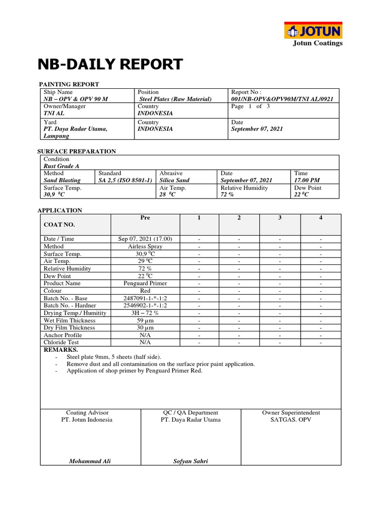01-07092021-DPR-001-NB-OPV&OPV90M-PT - DRU-TNI AL-M Ali | PDF | Paint ...