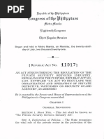 Republic Act No 11917 | PDF | Security Guard | Justice