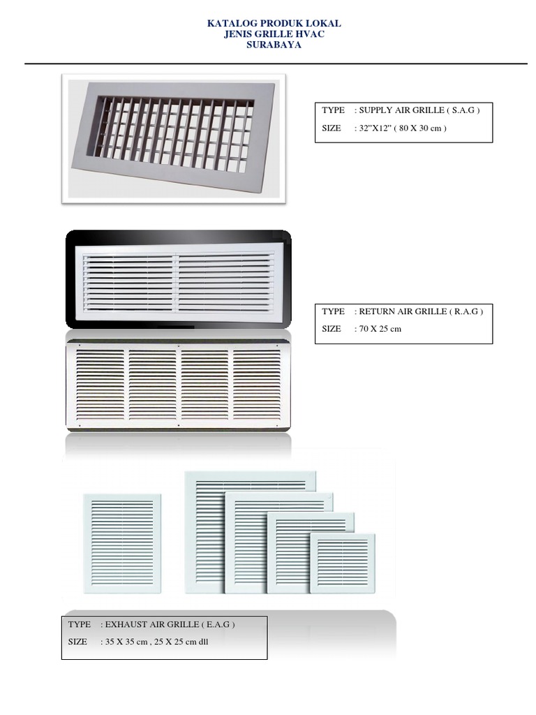 Katalog Grille Dan Diffuser | PDF