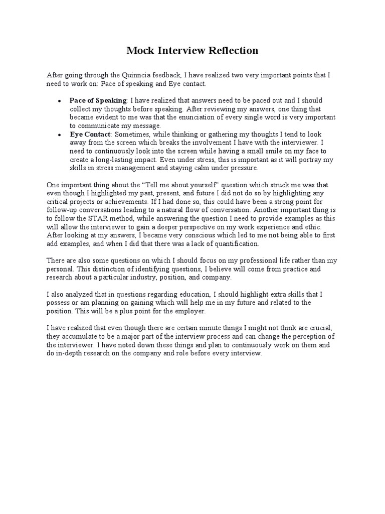 Interview Skills Improvement | PDF