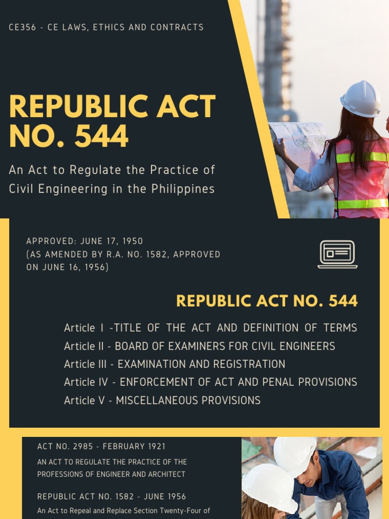 CE Laws, Ethics and Contracts | PDF | Engineer | Civil Engineering