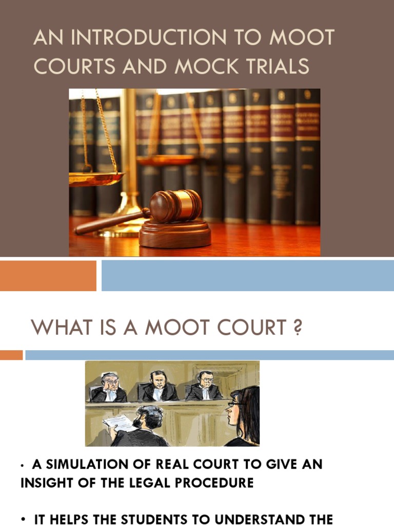 An Introduction To Moot Courts and Mock Trials | PDF | Trials | Government