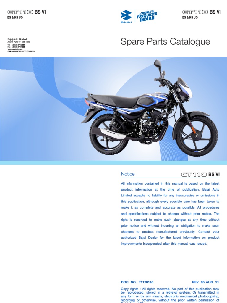 SPC CT 110 Es Ks Bs Vi Ug Rev 05 Aug 212 | PDF