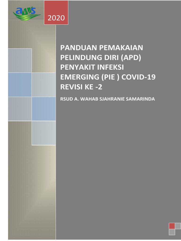BUKU REV-02 PANDUAN APD RSUD AWS | PDF