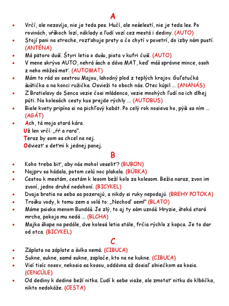 Hadanky | PDF