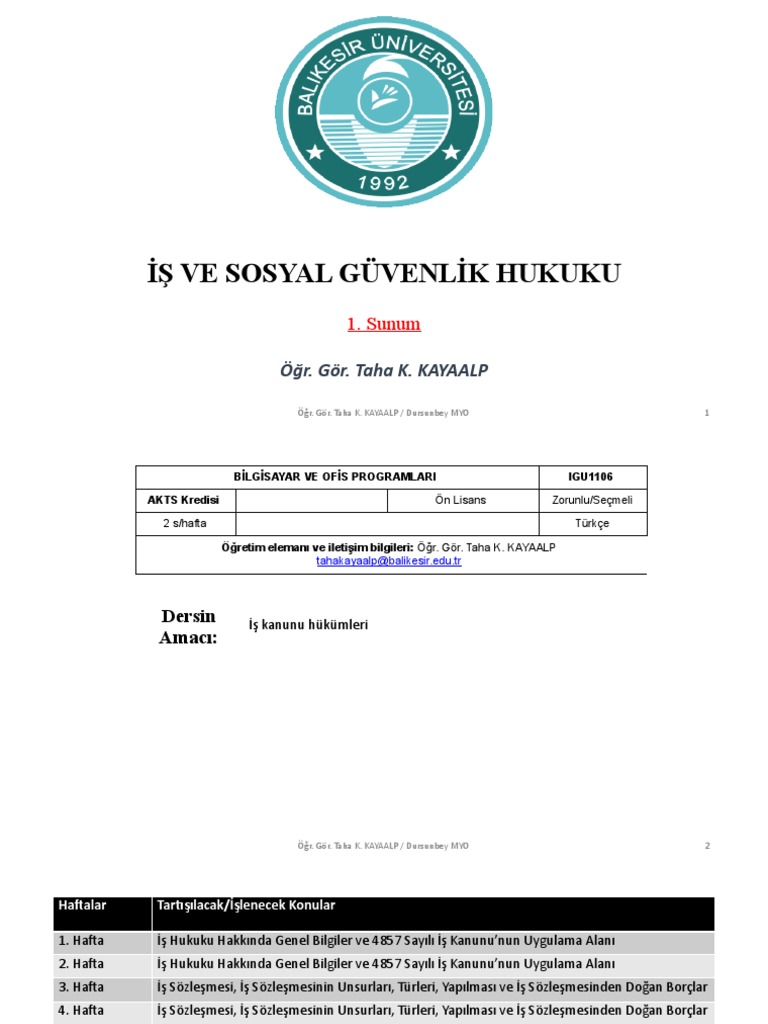 Sunum | PDF