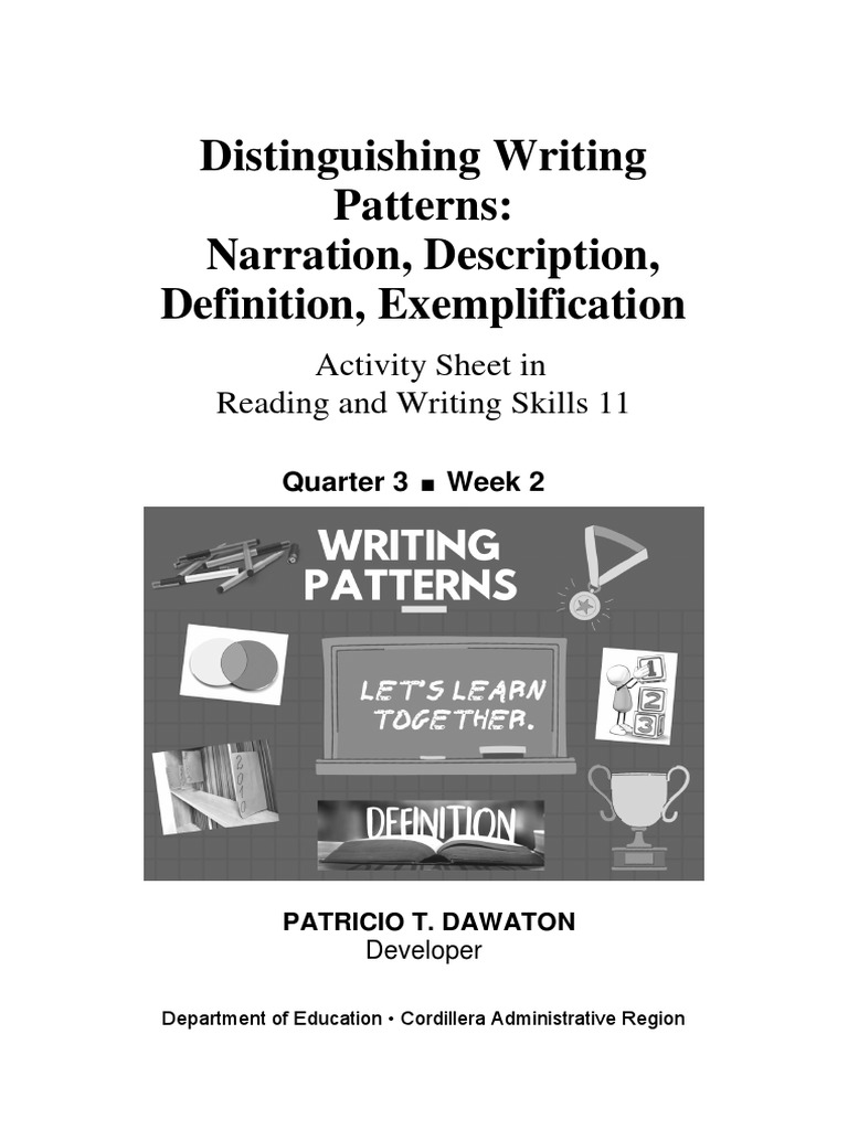 Passed 1657-13-21MELCS DepEd-CAR RO Distinguishing Writing Patterns ...