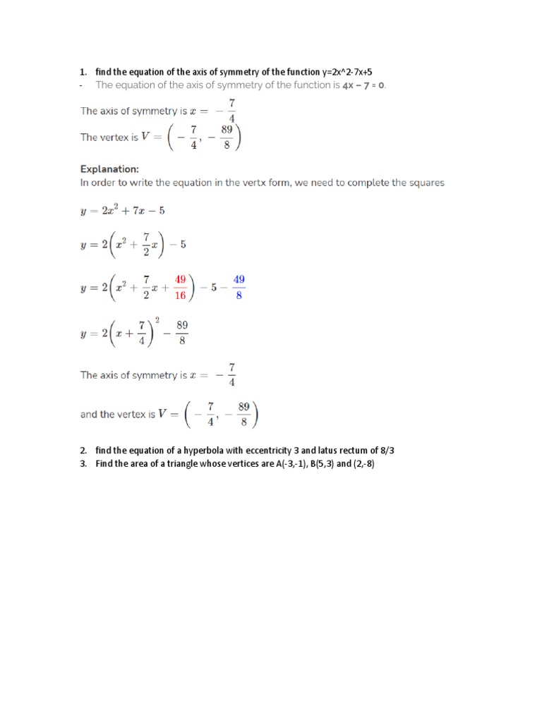 Module 5 Merged | PDF | Ellipse | Geometry
