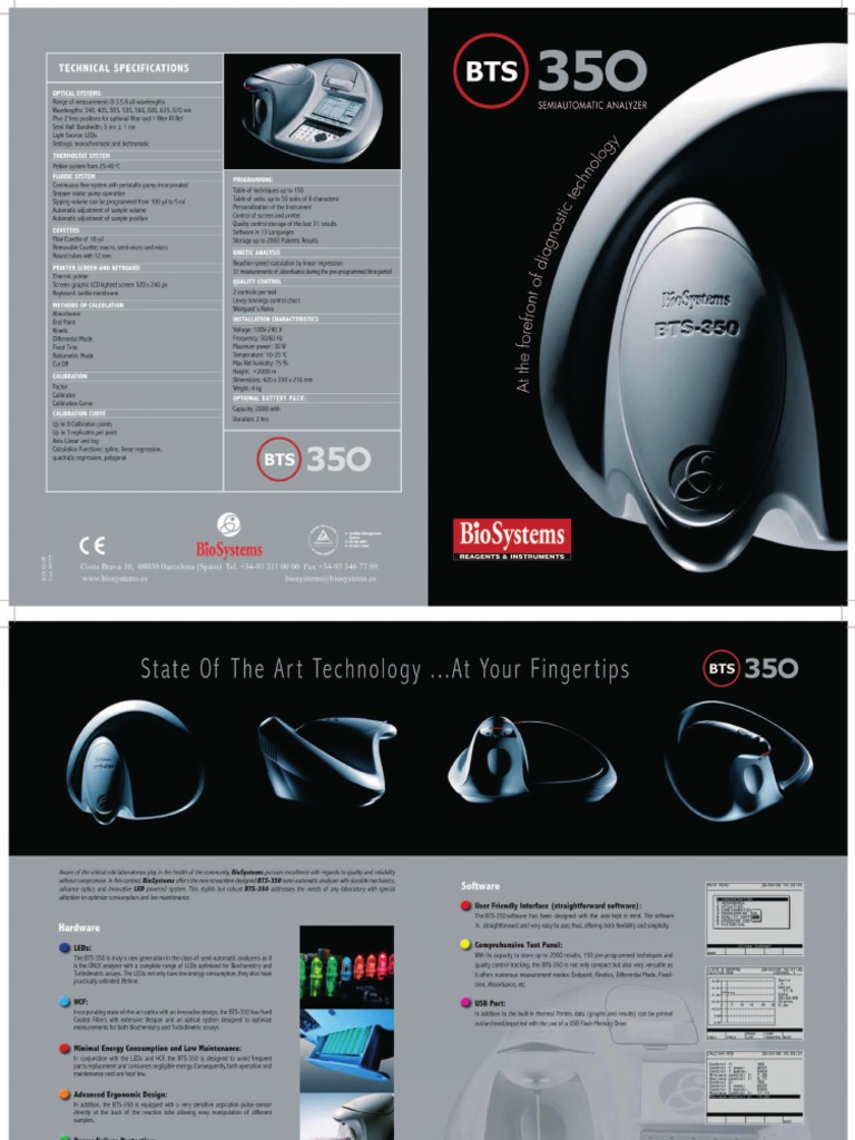 BTS-350 User Brochure | PDF