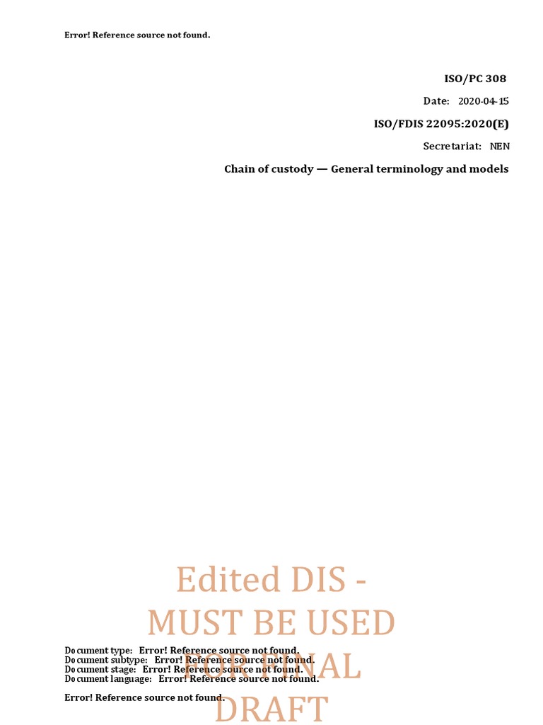 ISO-PC308 N0153 ISOFDIS 22095 Clean Reference File As Submitted To ISOCS On April 17th 2020 ...