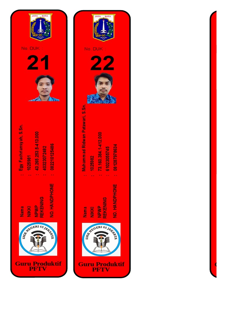 Penomoran Duk 2020 | PDF