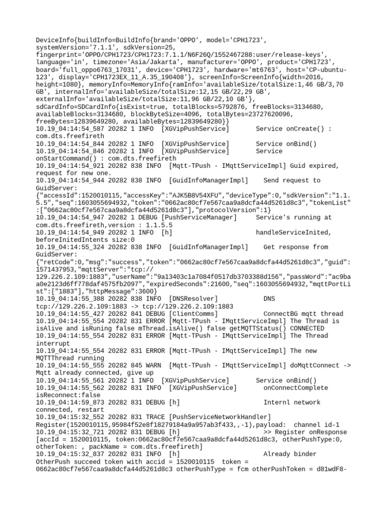 Log-20201019 0520 | PDF | Telecommunications | Network Architecture