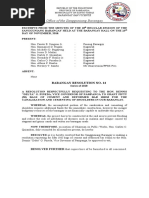 Barangay Resolution for Road Concreting | PDF | Philippines