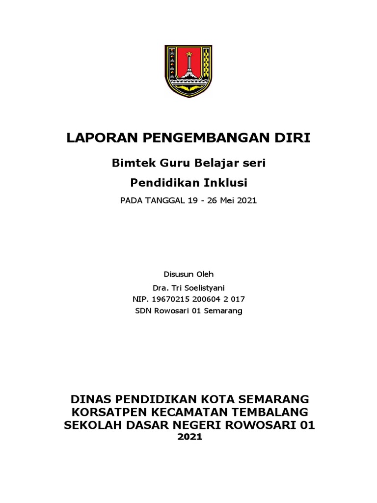 Laporan Bimtek Pendidikan Inklusi | PDF