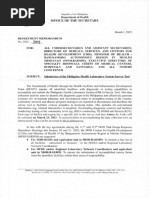 DOH Administrative Order No. 2020-0017 - FDA Licensing Guidelines | PDF
