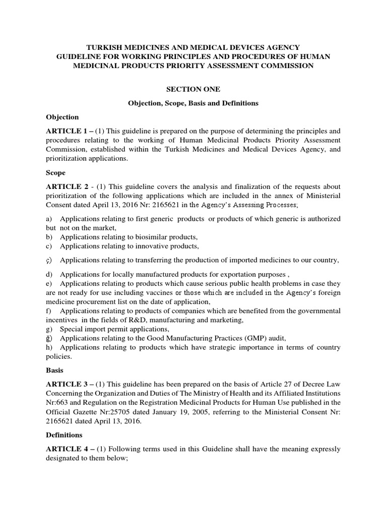 Turkey Guidelines | PDF | Pharmacy | Medicine